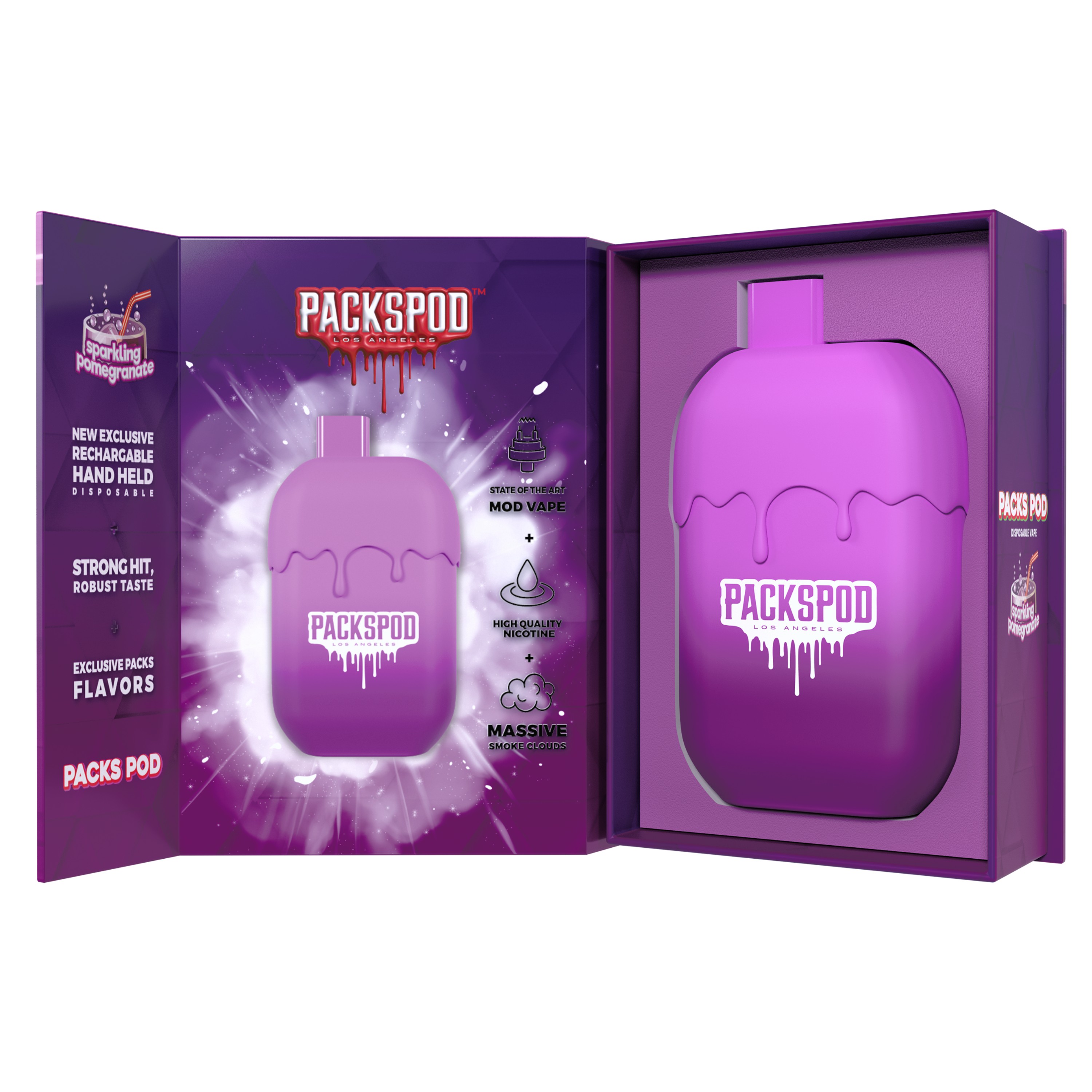 PacksPod 5000 Disposable 5%, packwoods